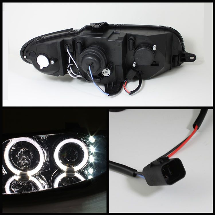 HID Xenon + 04-06 Pontiac GTO Angel Eye Halo / LED DRL Projector ...