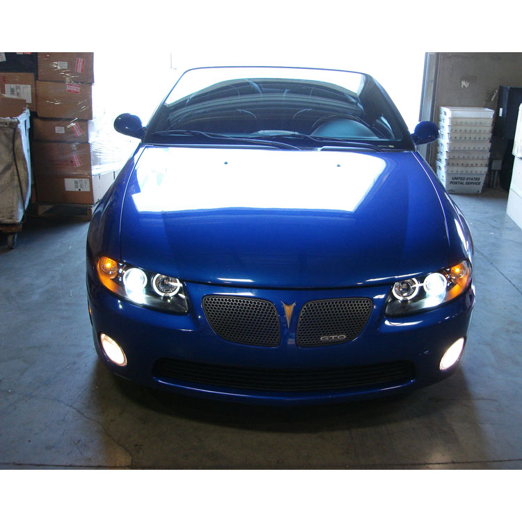 HID Xenon + 04-06 Pontiac GTO Angel Eye Halo / LED DRL Projector ...
