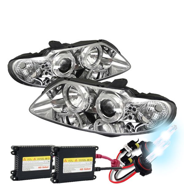 HID Xenon + 04-06 Pontiac GTO Angel Eye Halo / LED DRL Projector ...