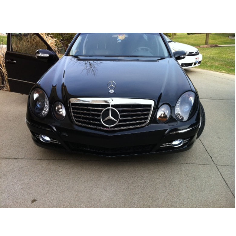 HID Xenon + 07-09 Mercedes Benz E-Class W211 DRL LED Projector Headlights