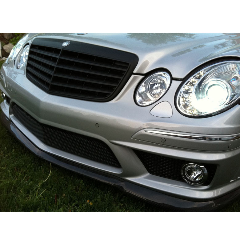 HID Xenon + 07-09 Mercedes Benz E-Class W211 DRL LED Projector Headlights