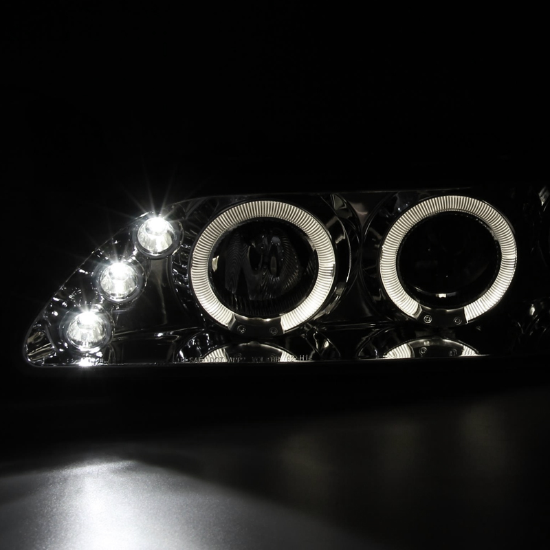 HID Xenon + 93-97 Toyota Corolla Angel Eye Halo & LED Projector ...