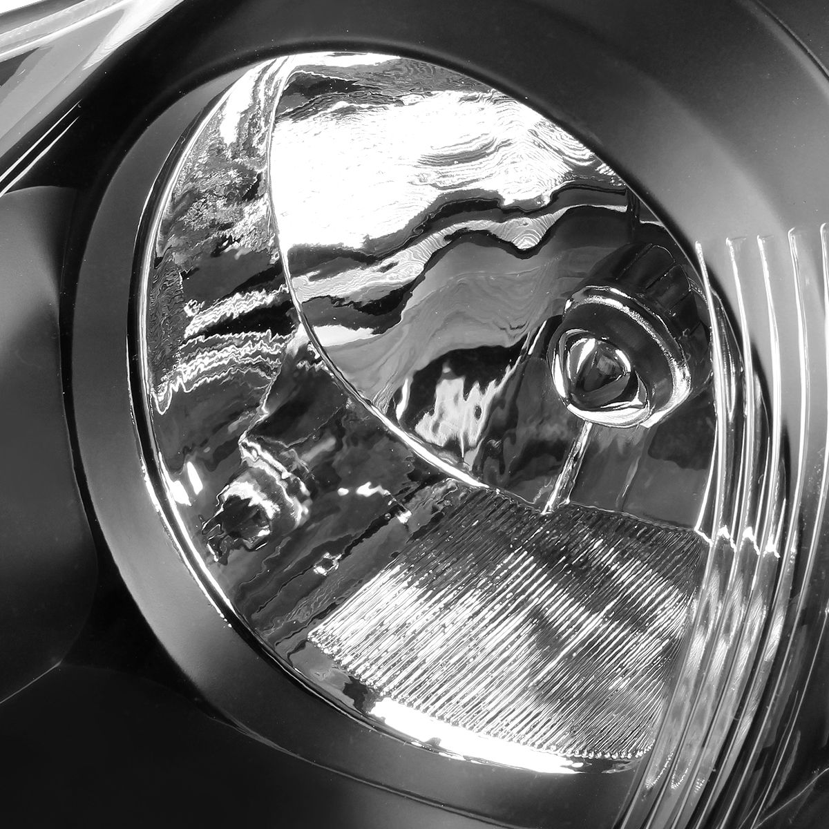 03-08 Toyota Corolla JDM Style Crystal Headlights - Black