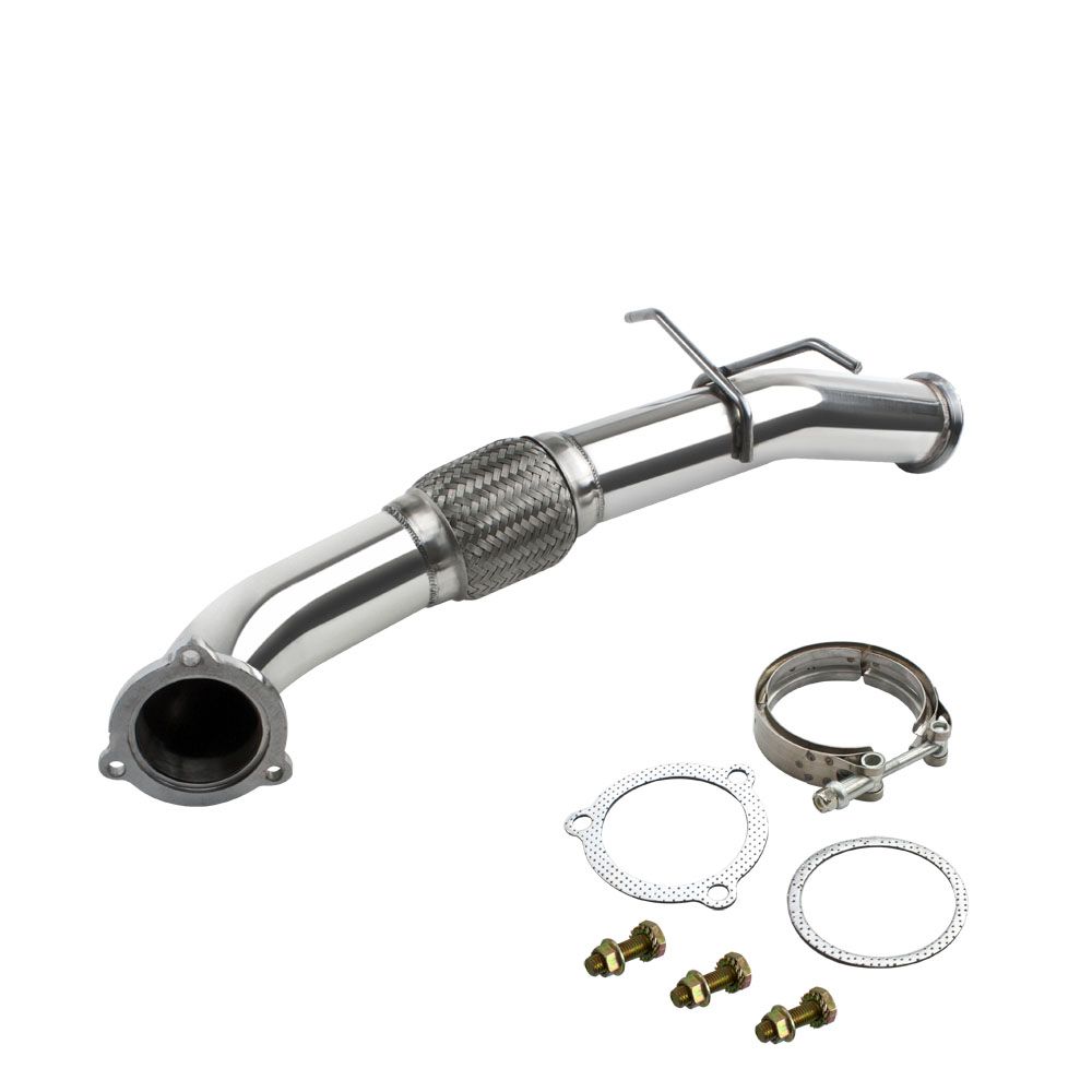 J2 08-11 Volvo C30 T5 2.5L Stainless Steel 3" Down Pipe Exhuast