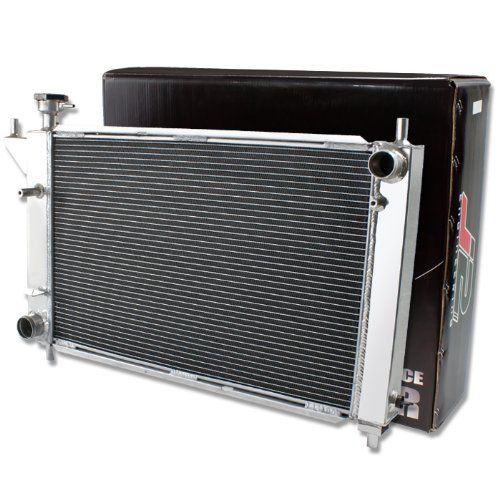 J2 94-95 FORD MUSTANG V8/V6 GT/SVT MT 2-ROW POLISHED ALUMINUM RACING ...