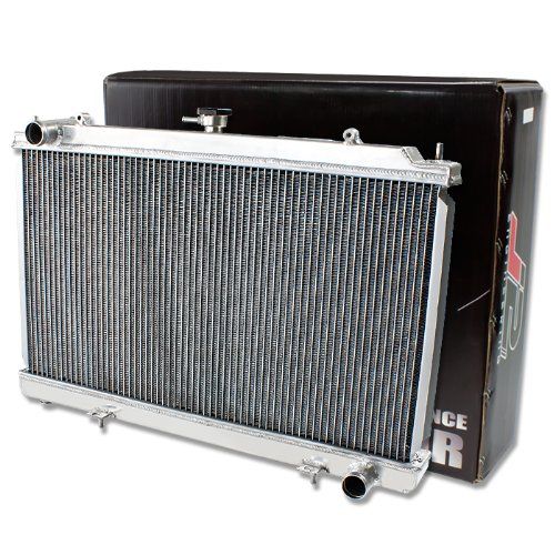 J2 95-98 Nissan 240Sx S14 Silvia Sr20 Sr 2-Row Polished Aluminum Racing ...