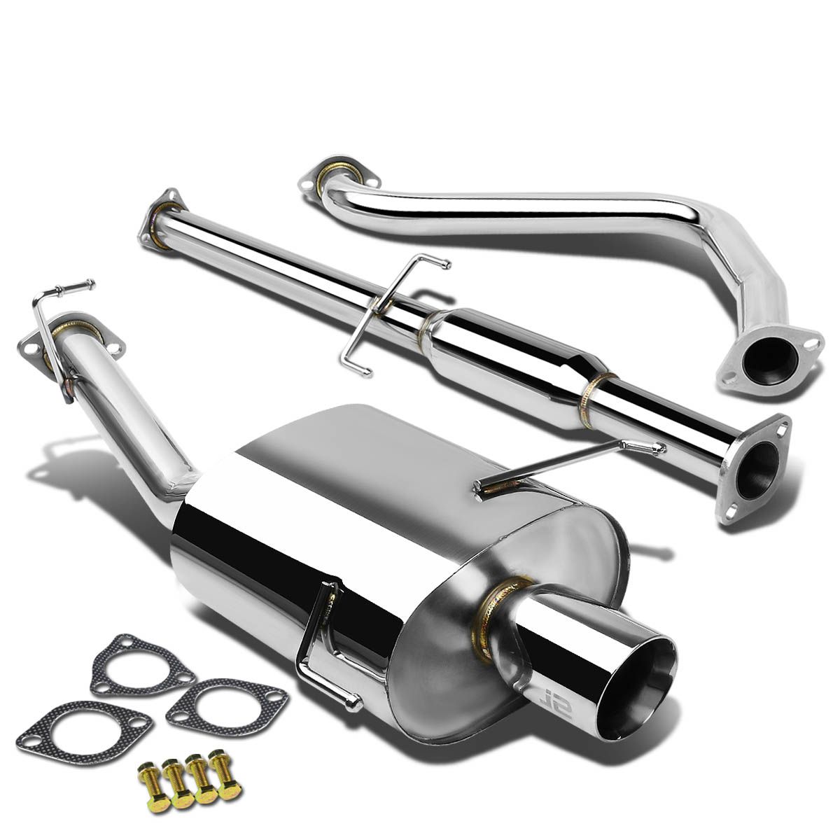 J2 97-01 Honda Prelude BB6 H22 3.5" Muffler Tip Catback Exhaust System