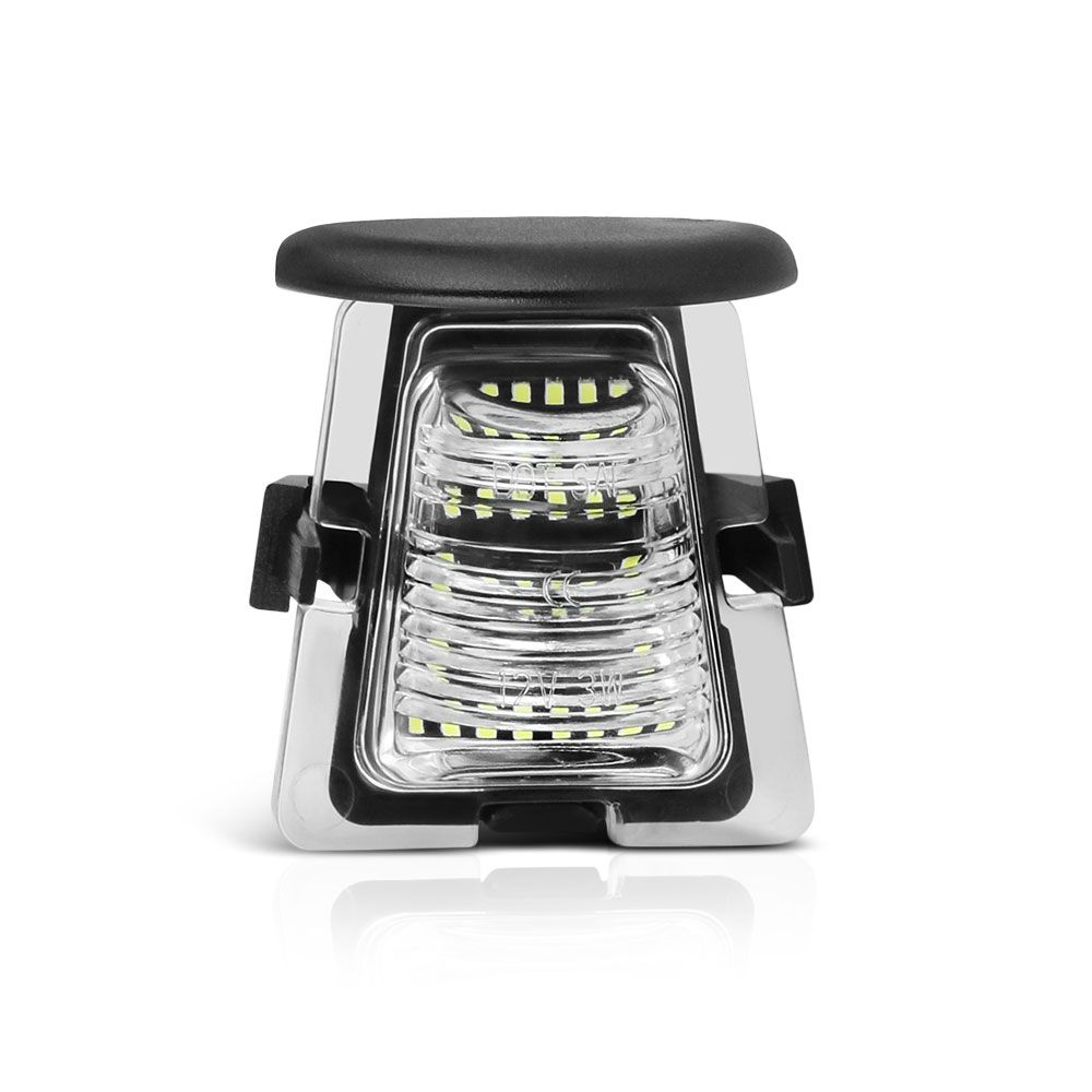 LED License Plate Light Tag Lamp - 07-18 Jeep Wrangler JK - LAC-LP-JWA07