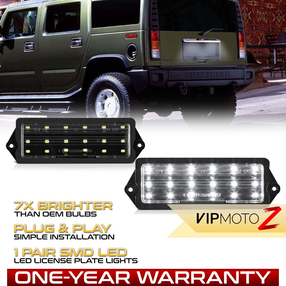 LED License Plate Light Tag Lamp - 2003-2007 Hummer H2 - LAC-LP-HMH203