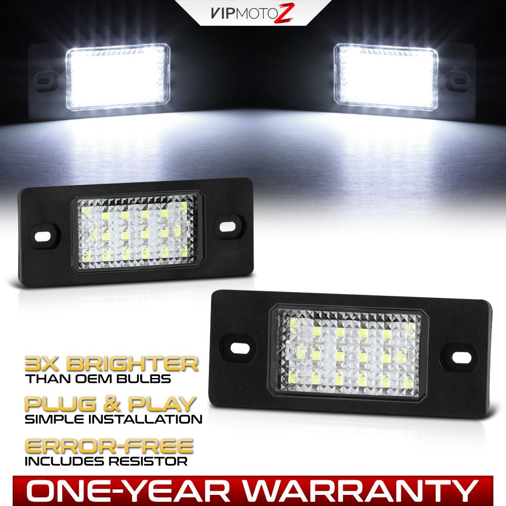 LED License Plate Light Tag Lamp - 2003-2010 Porsche Cayenne VW Touareg ...