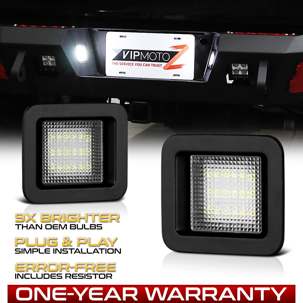 LED License Plate Light Tag Lamp - 2015-2022 Ford F150 F-150 - LAC-LP ...