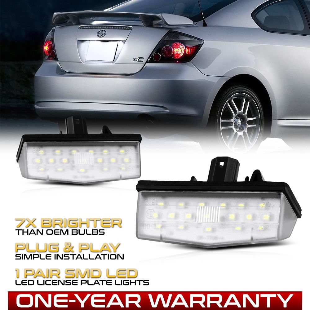 LED License Plate Light Tag Lamp - Prius C-HR Matrix Scion tC - LAC-LP ...