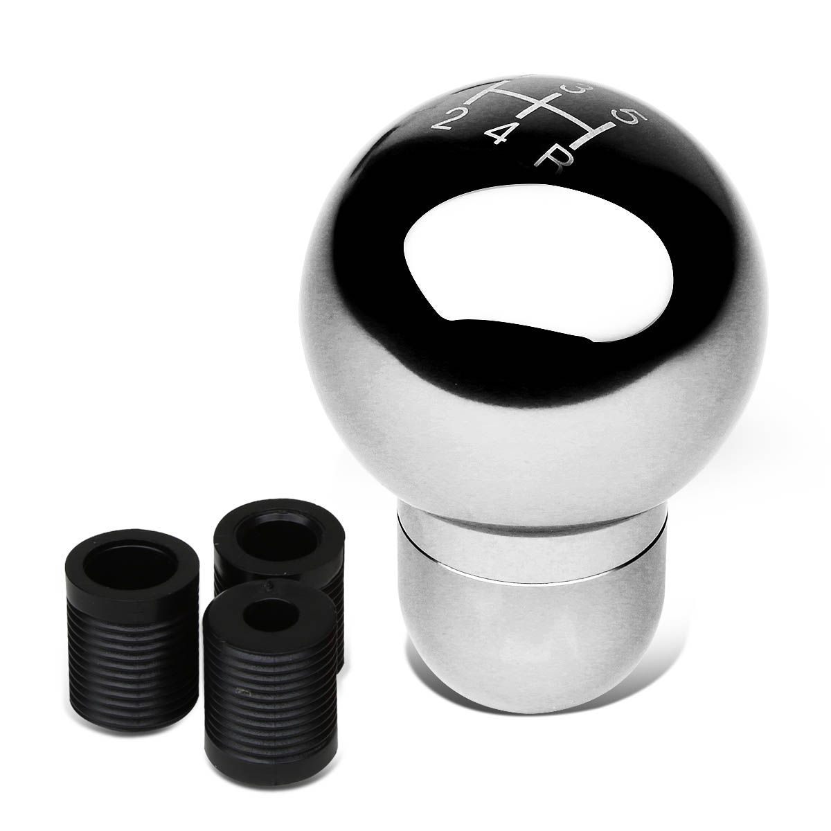 M8/M10/M12 Aluminum 5-Speed Manual Transmission Short Shifter Knob (Chrome)