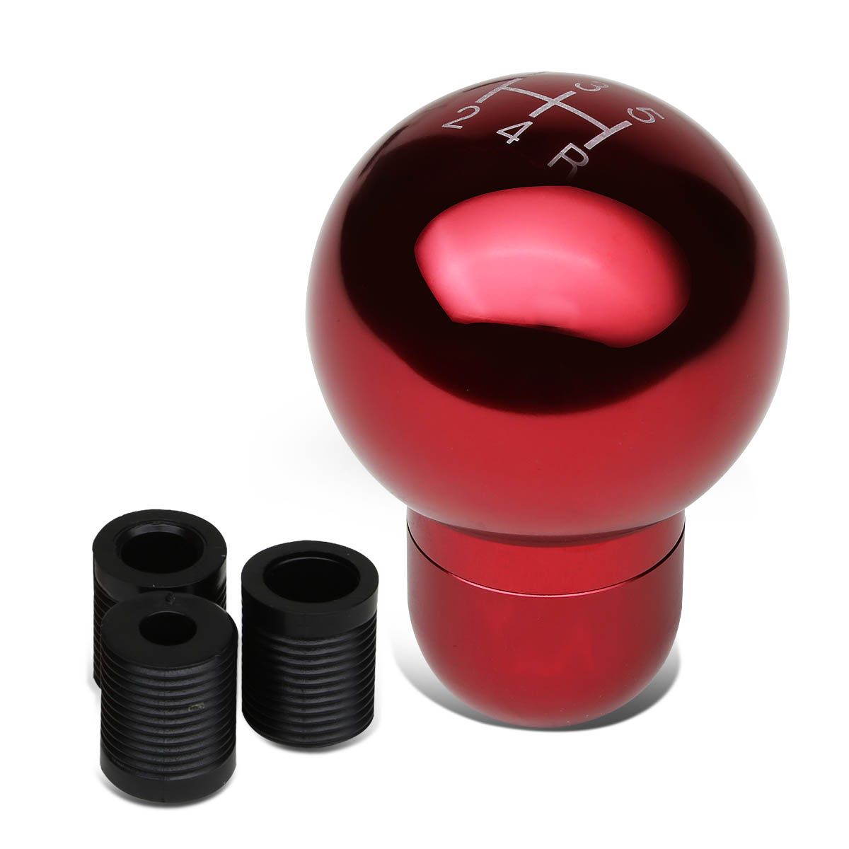 M8/M10/M12 Aluminum 5-Speed Manual Transmission Short Shifter Knob (Red)