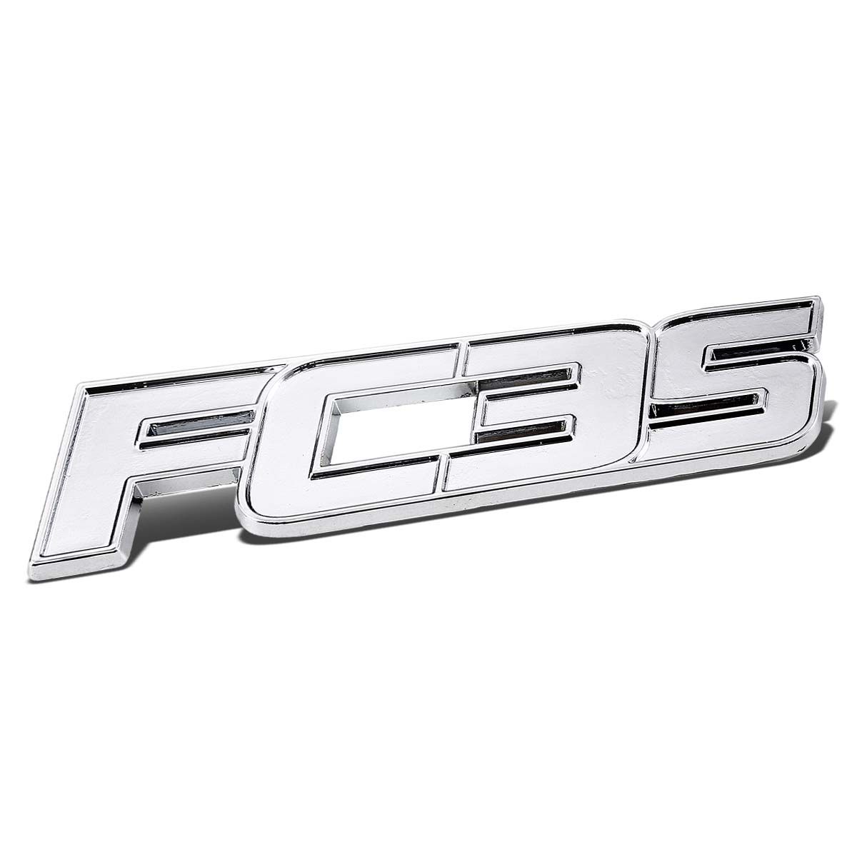 Metal Emblem Decal Logo Trim Badge - FC3S - Silver Letters
