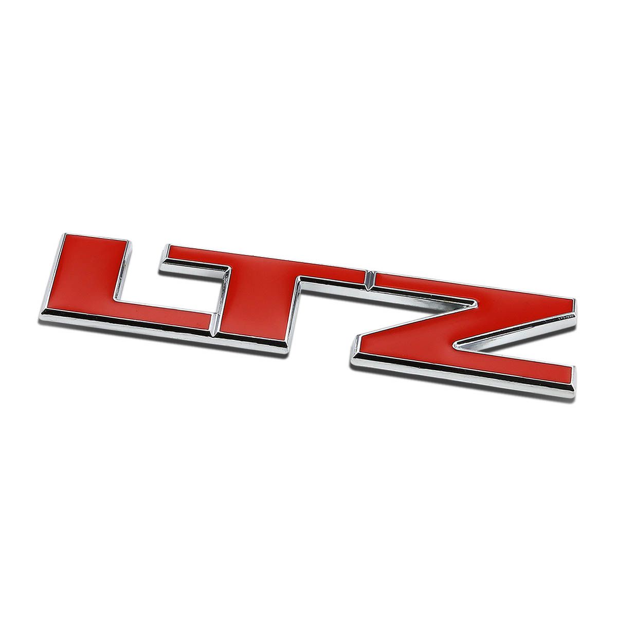 Metal Emblem Decal Logo Trim Badge - LTZ - Red Letters