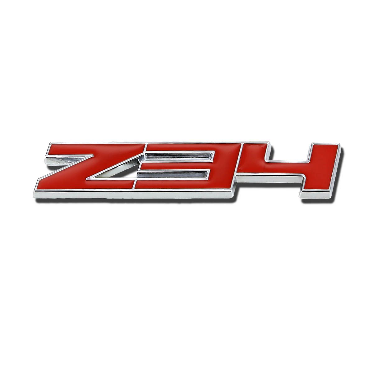 Metal Emblem Decal Logo Trim Badge - Z34 - Red Letters