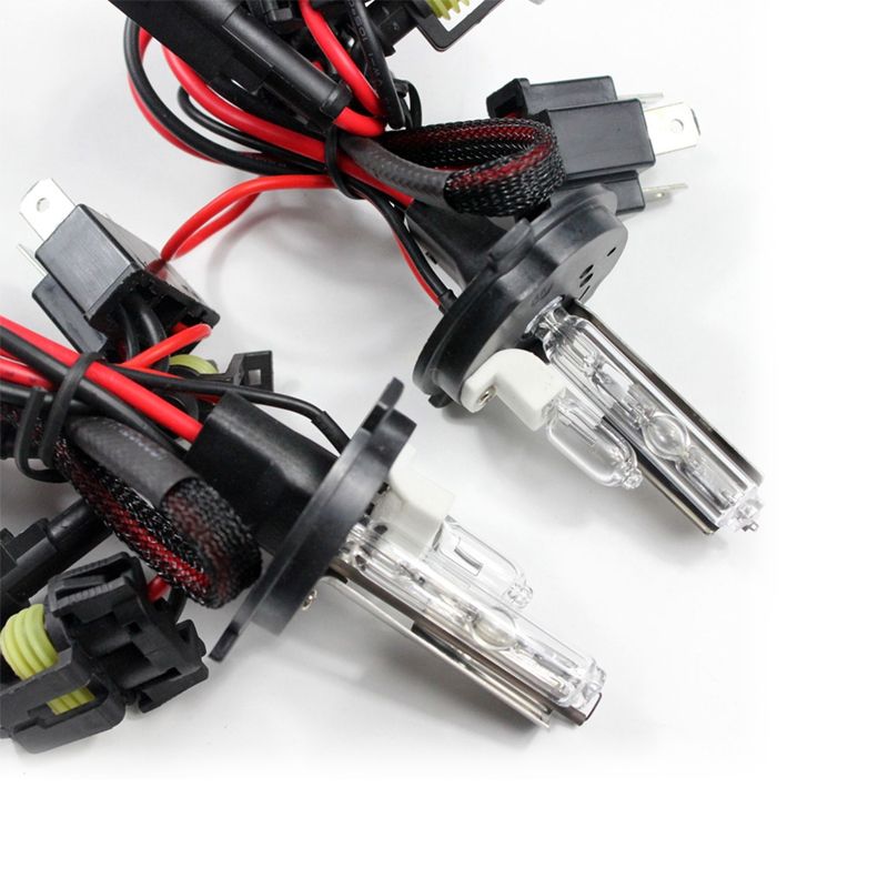 Pair of H4 35W HID Xenon 5000K 6000K 8000K 10000K 12000K Replacement Bulbs