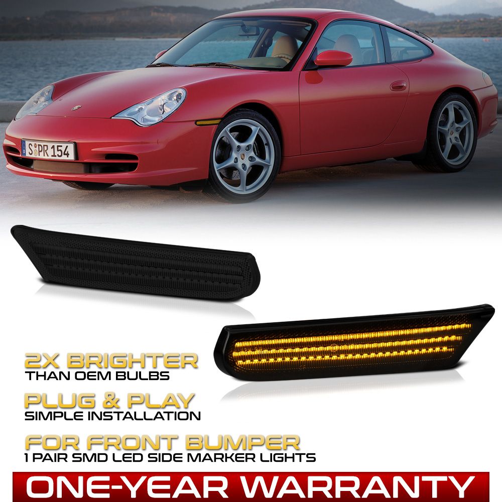 Porsche 986 911/986 Boxster LED Strip Front Fender Lights Side Marker ...