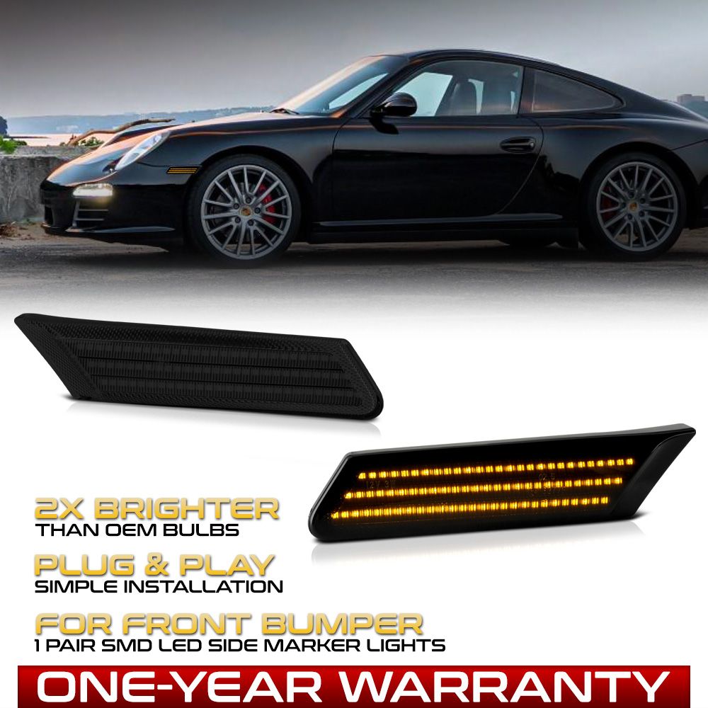 Porsche 987/997 [Tri-LED Strip] Sequential Signal LED Side Marker ...