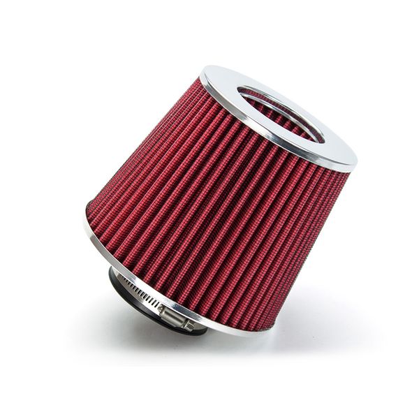 Red 2.75" 70 Mm Inlet Cold Air Intake Cone Replacement Performance ...