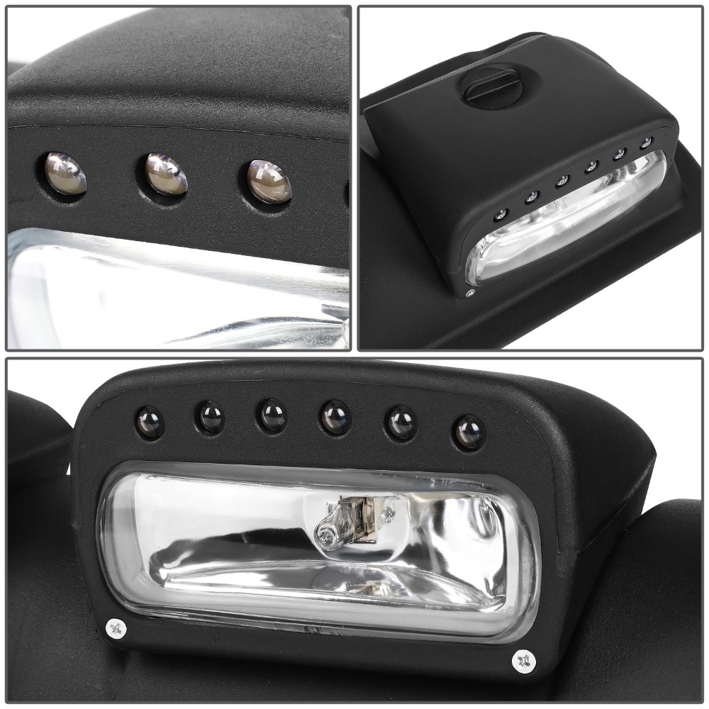Roof Mounted Fog Lights w/ Panels and Interior Switch - Clear Lens 38 ...