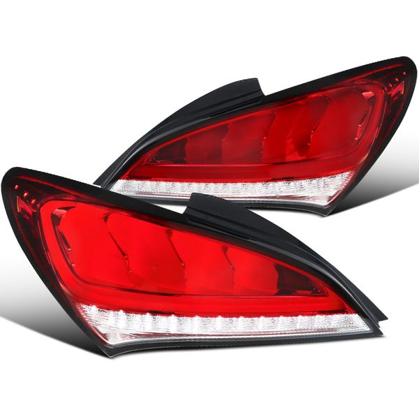 Spec--D 2010-2016 Hyundai Genesis Coupe Sequential LED 3D Tail Lights ...