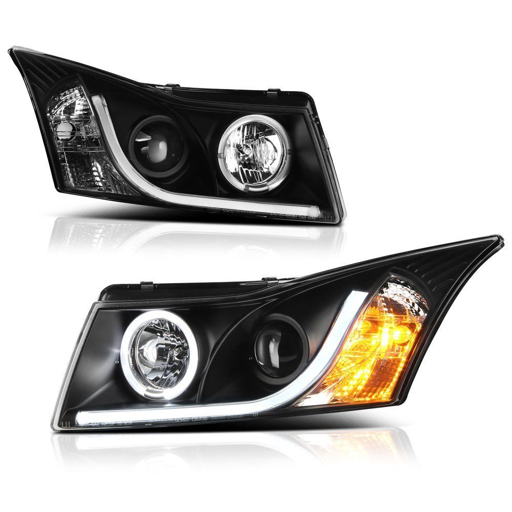 Spyder Chevy Cruze 11 14 Projector Headlights Light Tube DRL