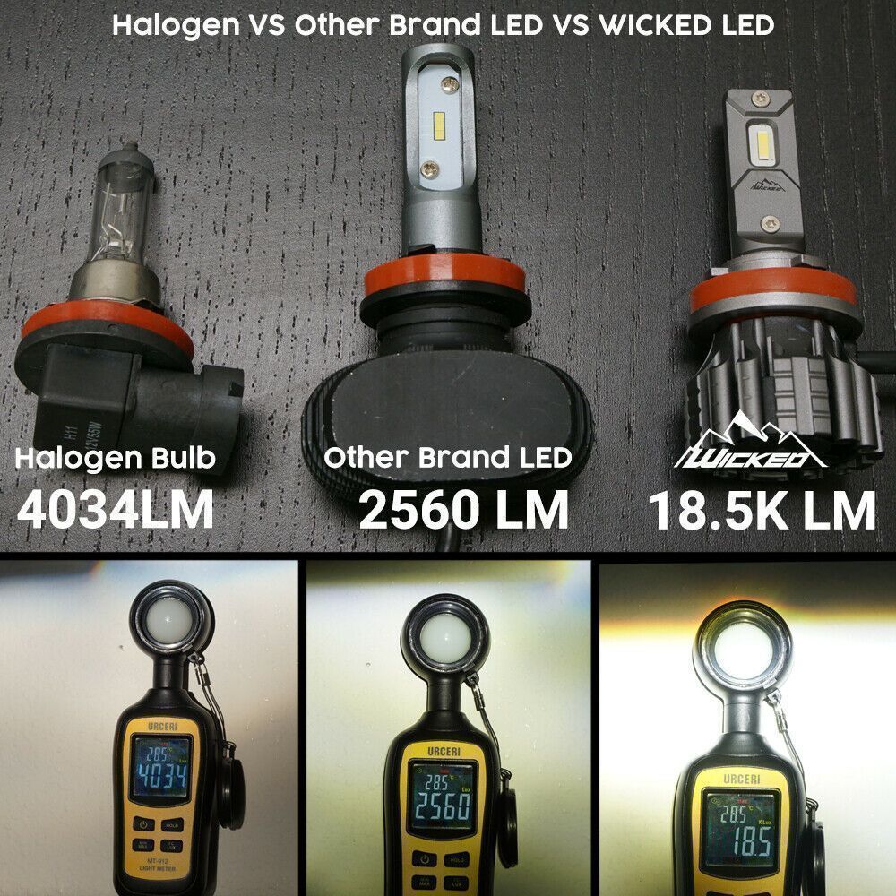 2008-2010 Pontiac G8 LED DRL Projector Headlights - Black