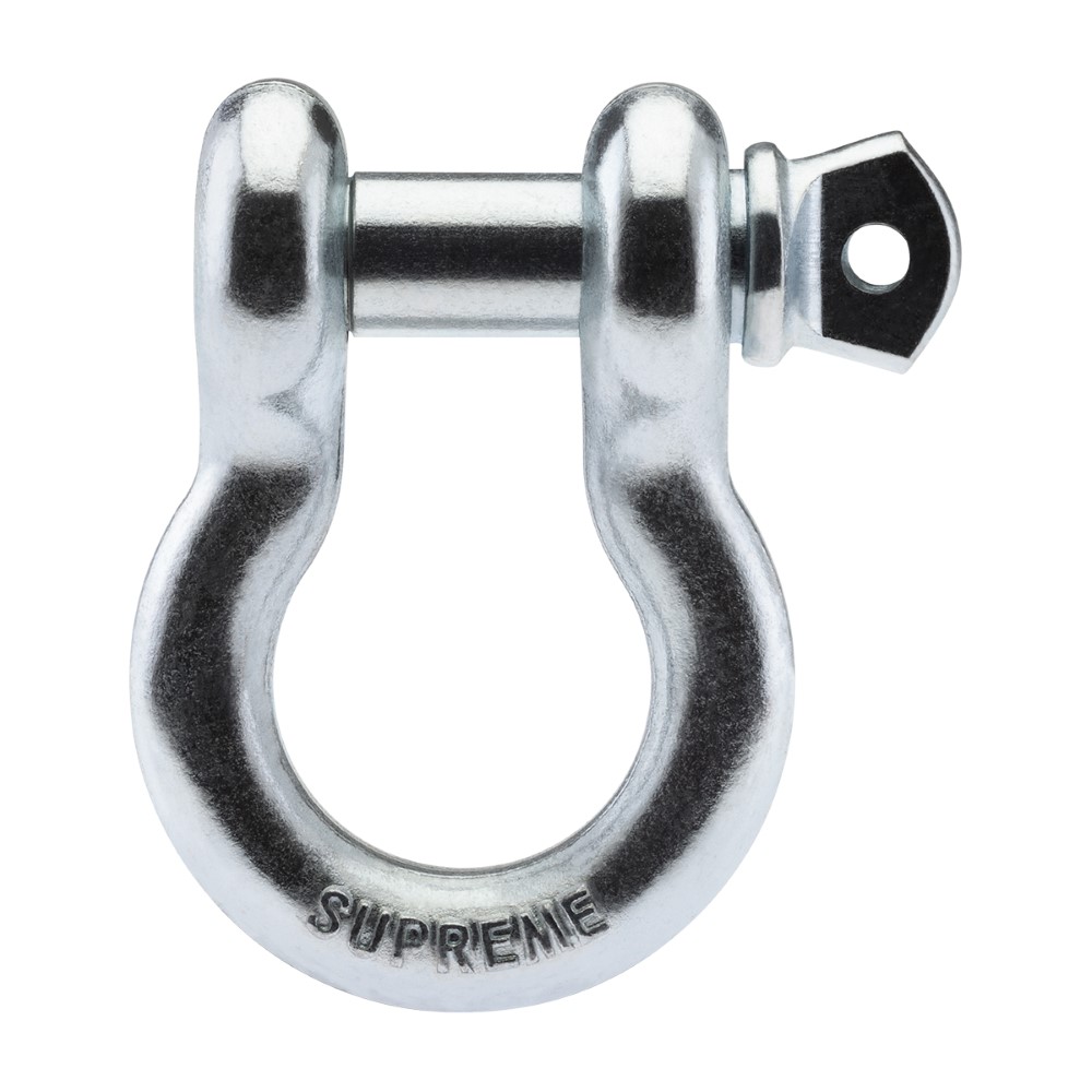 Supreme 2pc. Universal 3/4" D-Ring Shackle Kit - Galvanized - UNVREVYG01G2