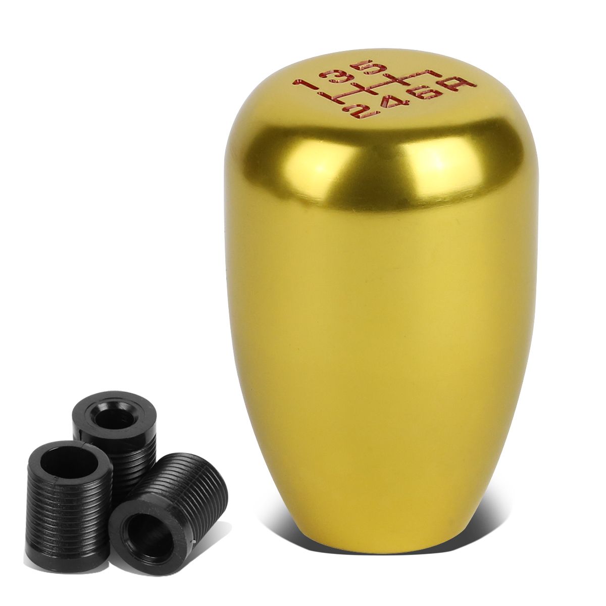 Universal 6-Speed MT 10x1.5 Aluminum Racing Shift Knob (Gold)