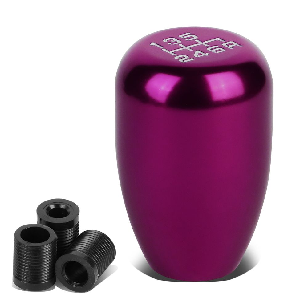 Universal 6-Speed MT 10x1.5 Aluminum Racing Shift Knob (Purple)