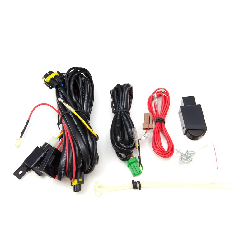 Winjet 13-15 Scion FRS Fog Lights - Yellow Wiring Kit Included