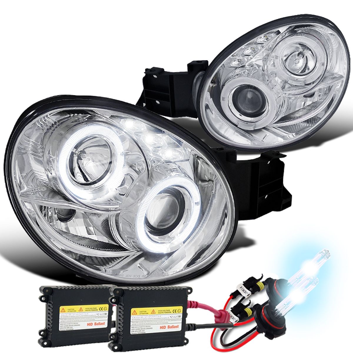 Xenon HID Kit + 02-03 Subaru Impreza WRX / STI Halo Projector Headlights
