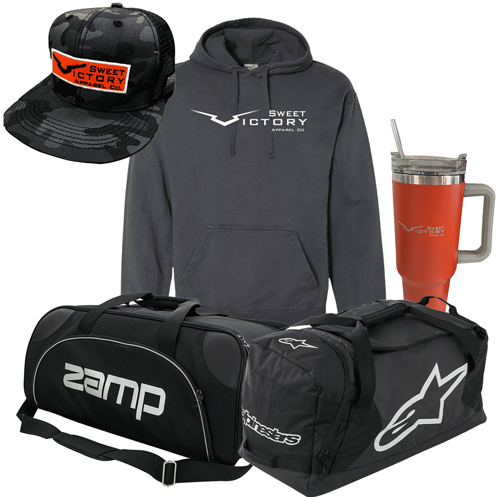 Racing T-Shirts, Hoodies, Hats, Gear Bags and More