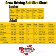 Auto Racing Size Charts-Helmets-Suits-Gloves