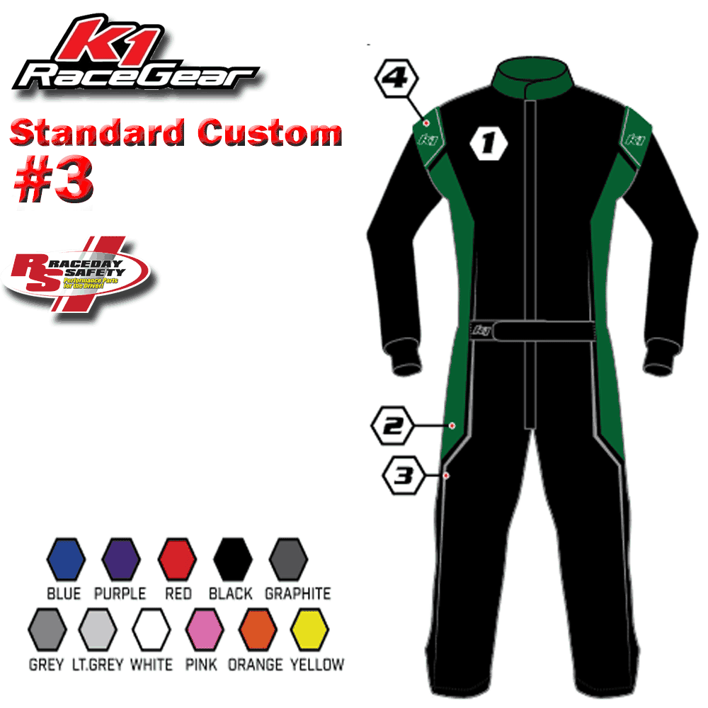 Custom Race Suit Template #3 SFI-1 Standard