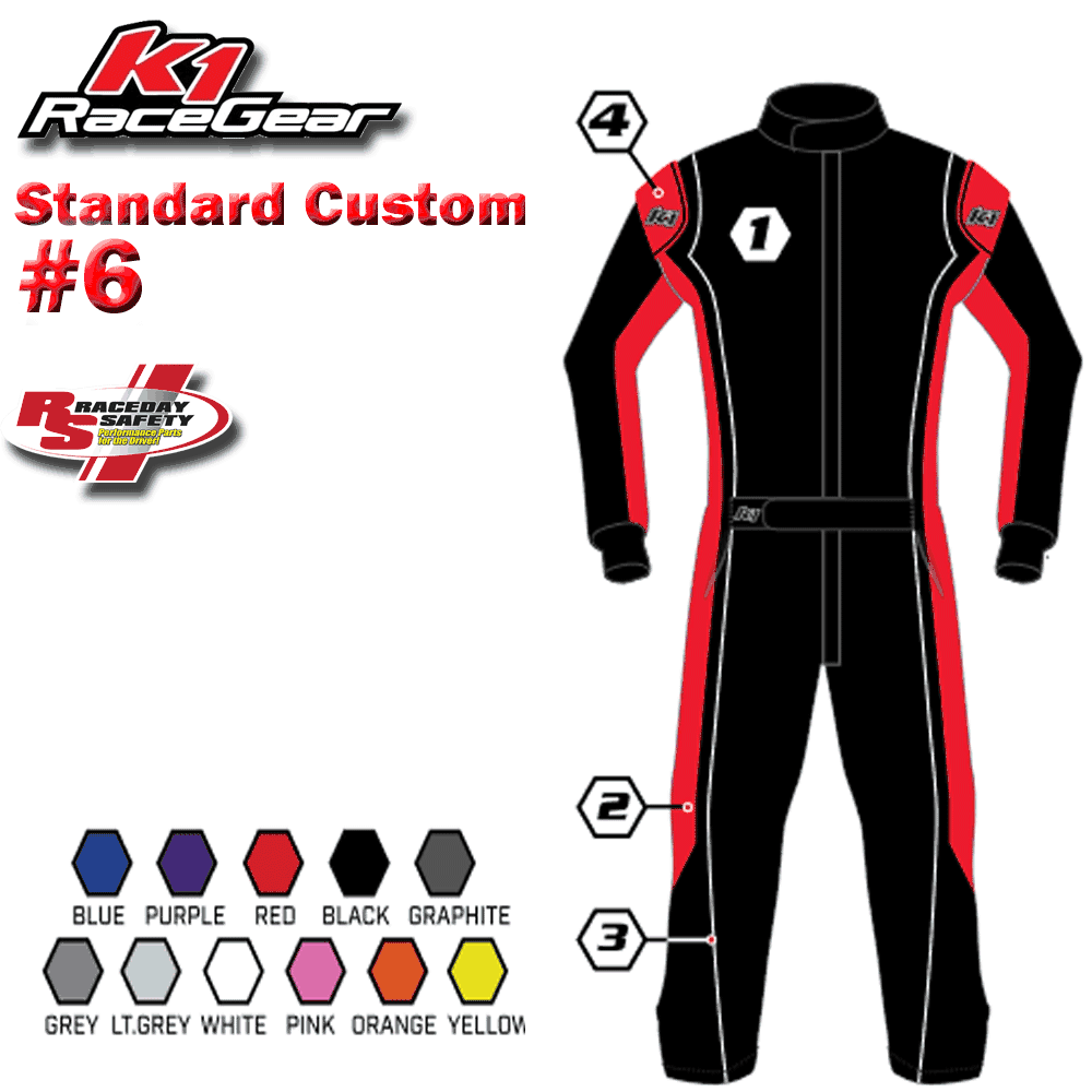 Custom Race Suit Template #6 SFI-1 Standard