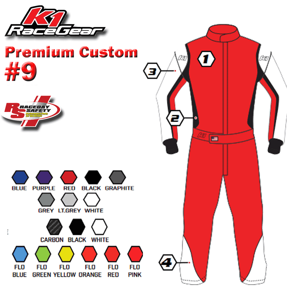 Custom Race Suit Template #9 SFI-5 Premium
