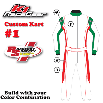 Custom Kart Race Suit Template No. 1
