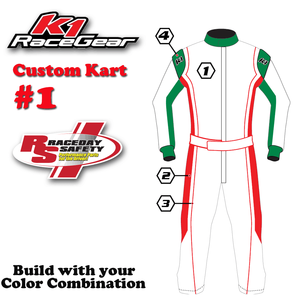 Custom Kart Race Suit Template No. 1