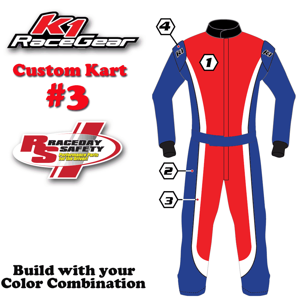 Custom Kart Race Suit Template No. 3