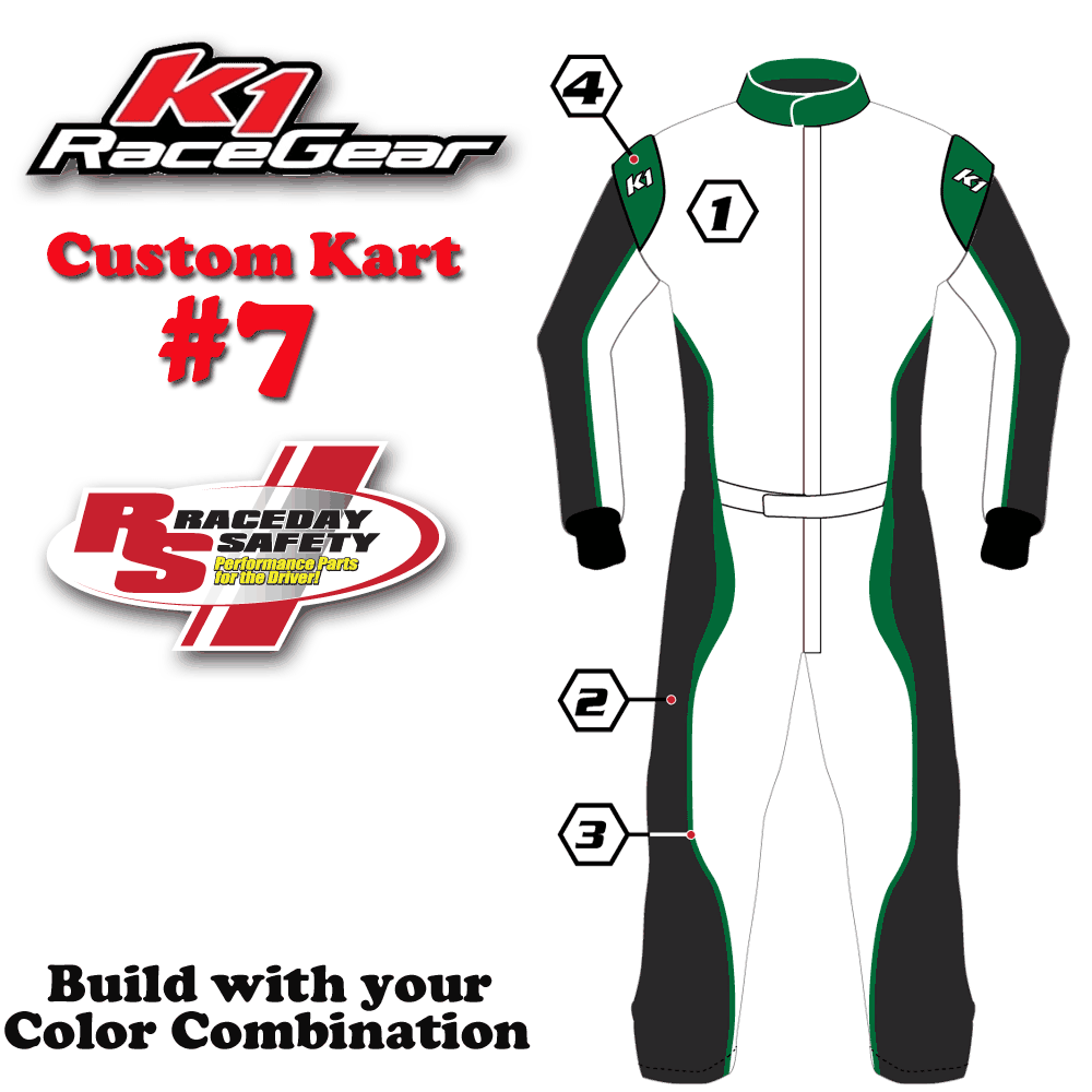 Custom Kart Race Suit Template No. 7