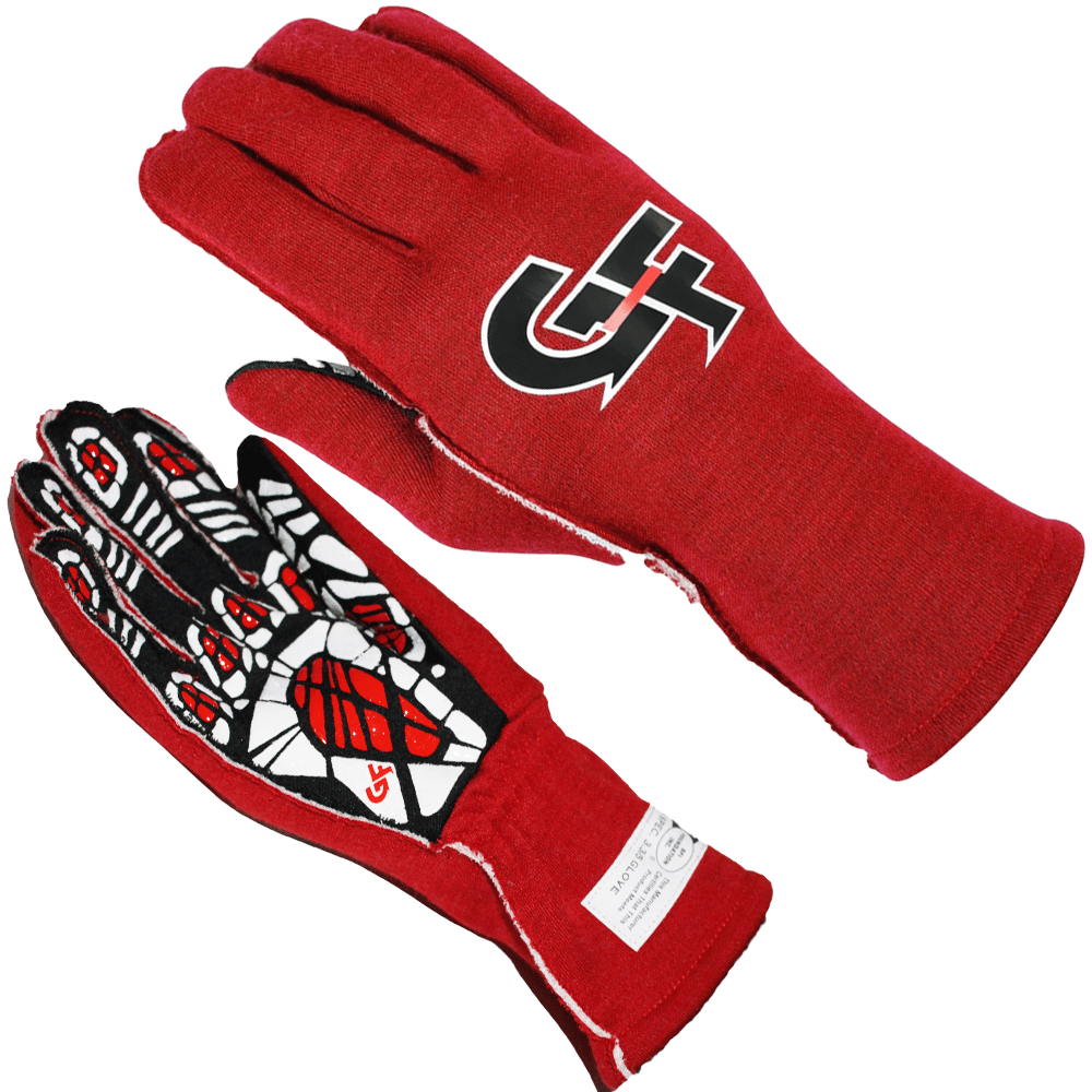 G-Force G-Limit RS Auto Race Gloves Red