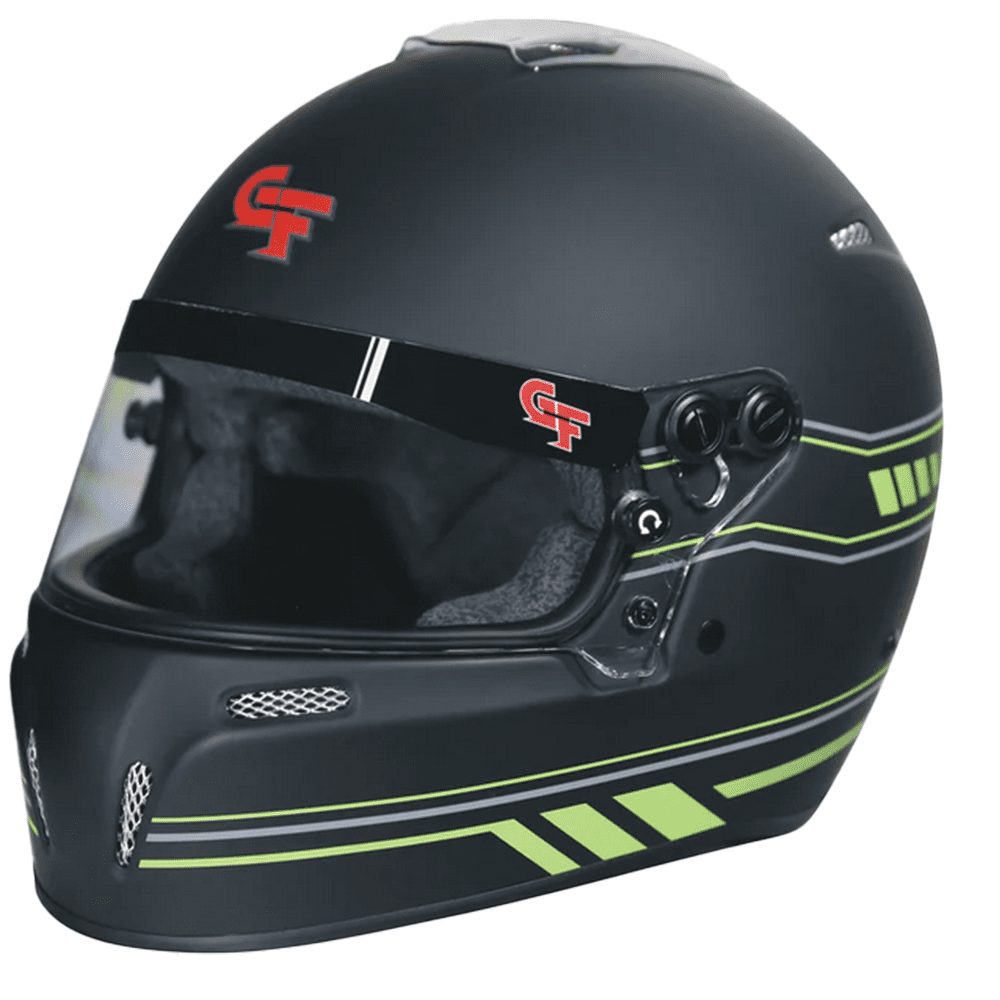 G-Force Nighthawk Graphics SA2020 Helmet Matte Black/Green