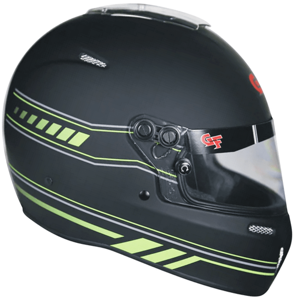 G-Force Nighthawk Graphics SA2020 Helmet Matte Black/Green