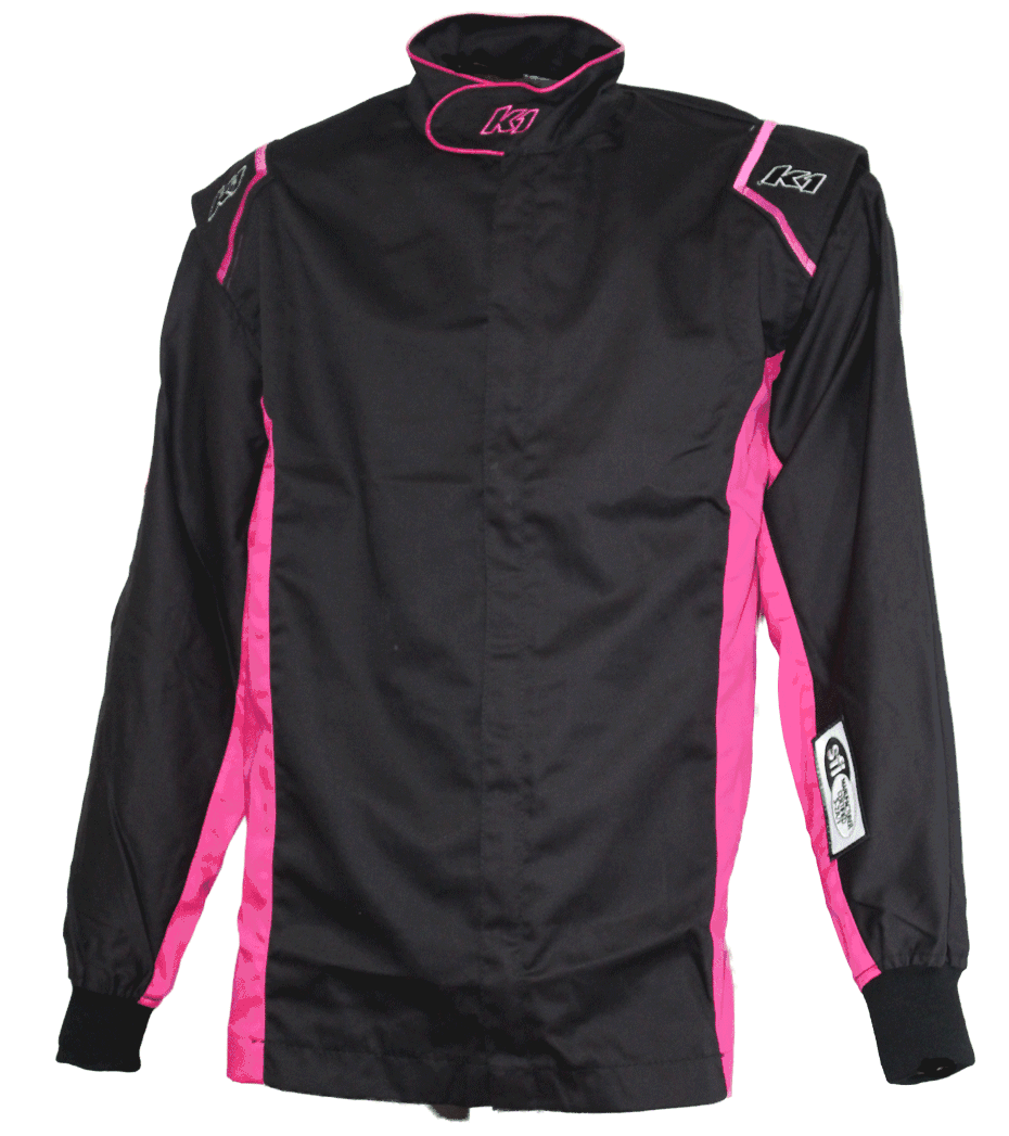 K1 RaceGear Challenger Racing Jacket SFI-1 Black/Pink