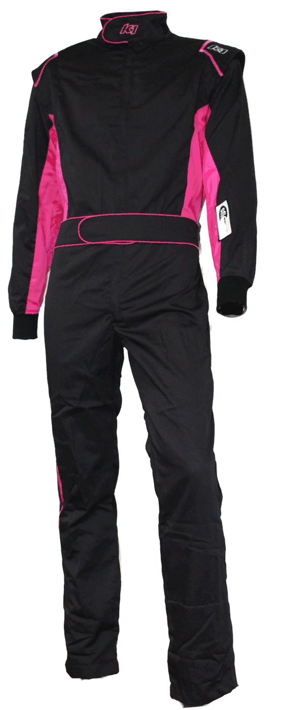 K1 RaceGear Challenger Racing Suit SFI-1 Black/Pink