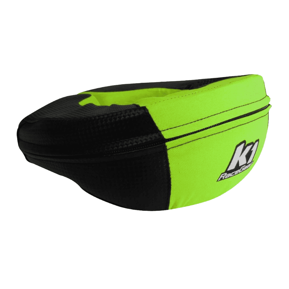 K1 Race Gear Junior Karting Neck Brace Carbon/Green