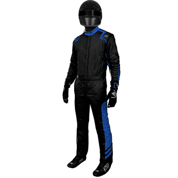 K1 RaceGear Aero Auto Racing Suit Black/Blue